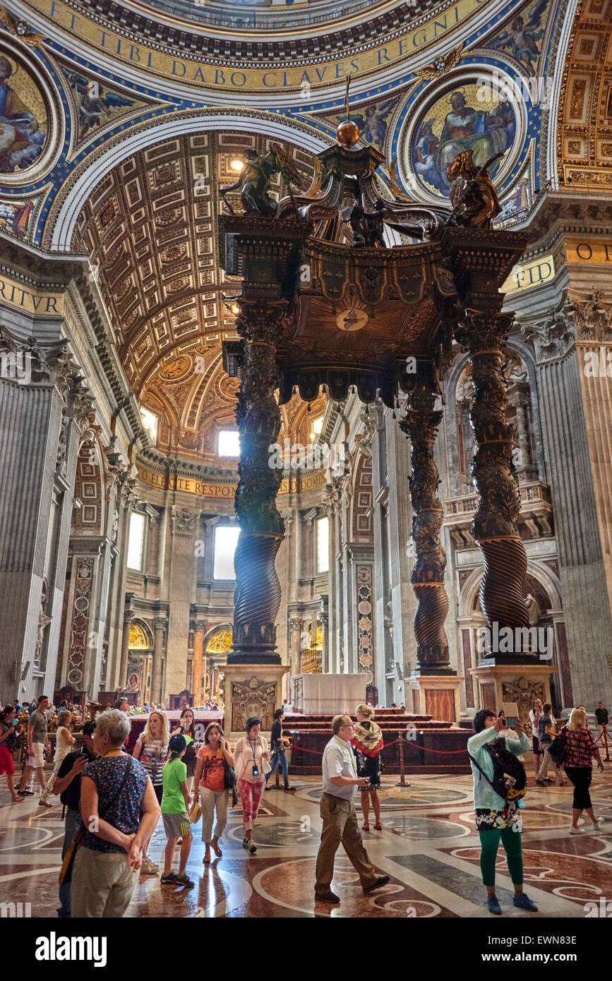 The Papal Basilica of St. Peter in the Vatican, is a Late Renaissance ...