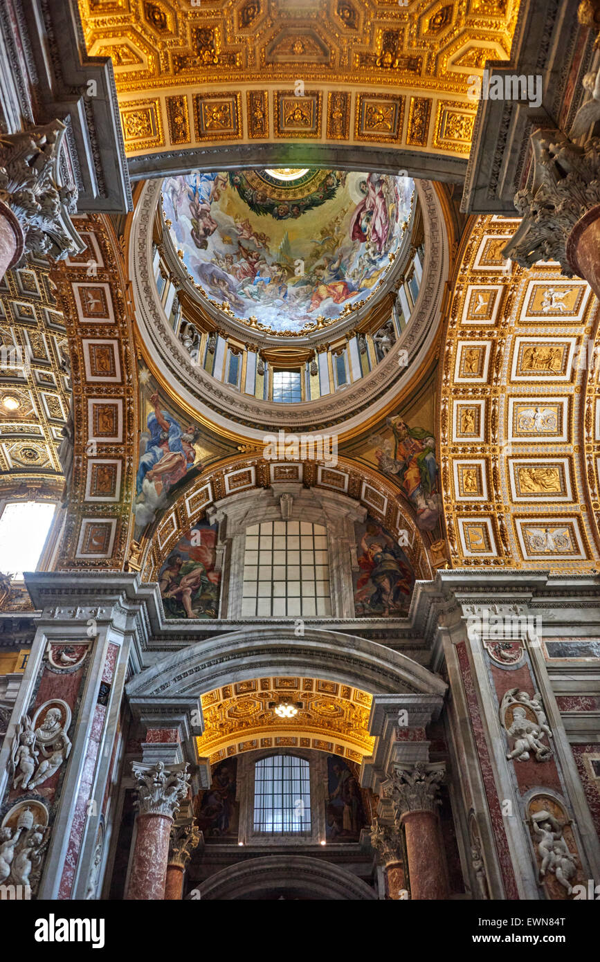 The Papal Basilica of St. Peter in the Vatican, is a Late Renaissance ...
