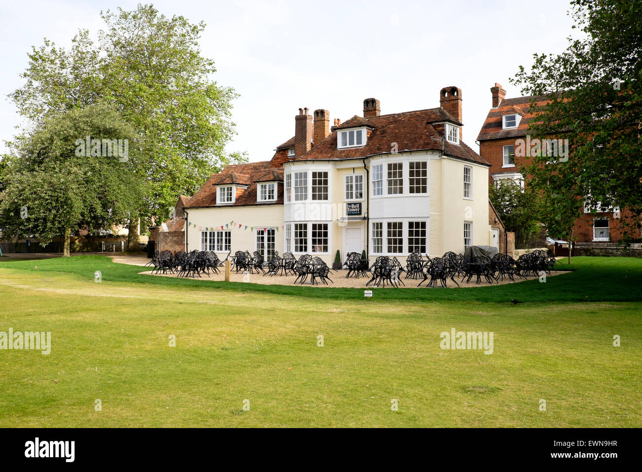 The Bell Tower tea rooms adjacent to Salisbury Cathedral on the site of ...