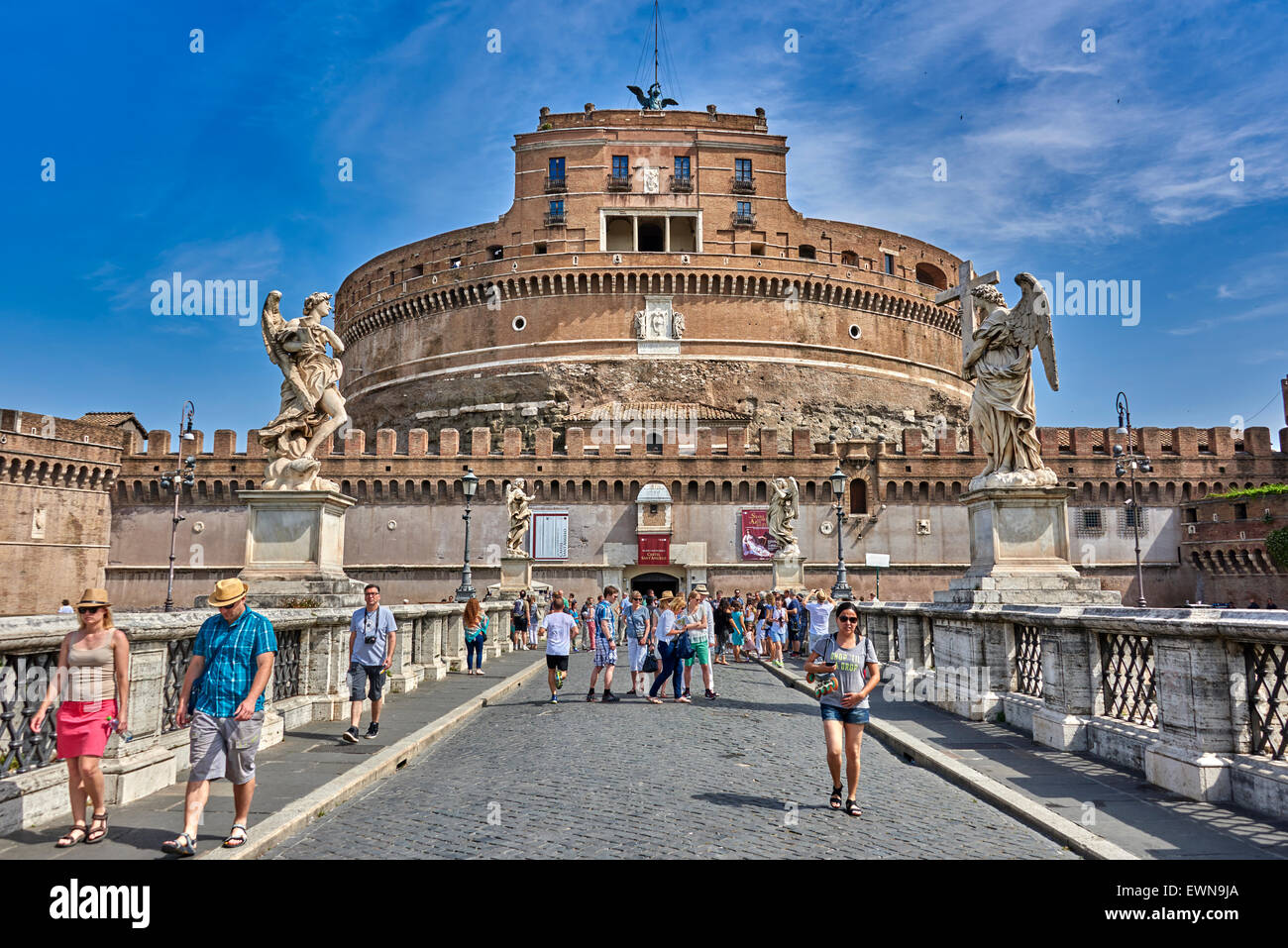 The Mausoleum of Hadrian, usually known as Castel Sant'Angelo, is a ...