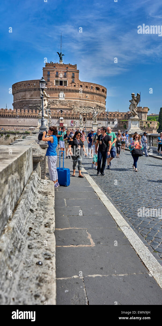 The Mausoleum of Hadrian, usually known as Castel Sant'Angelo, is a ...