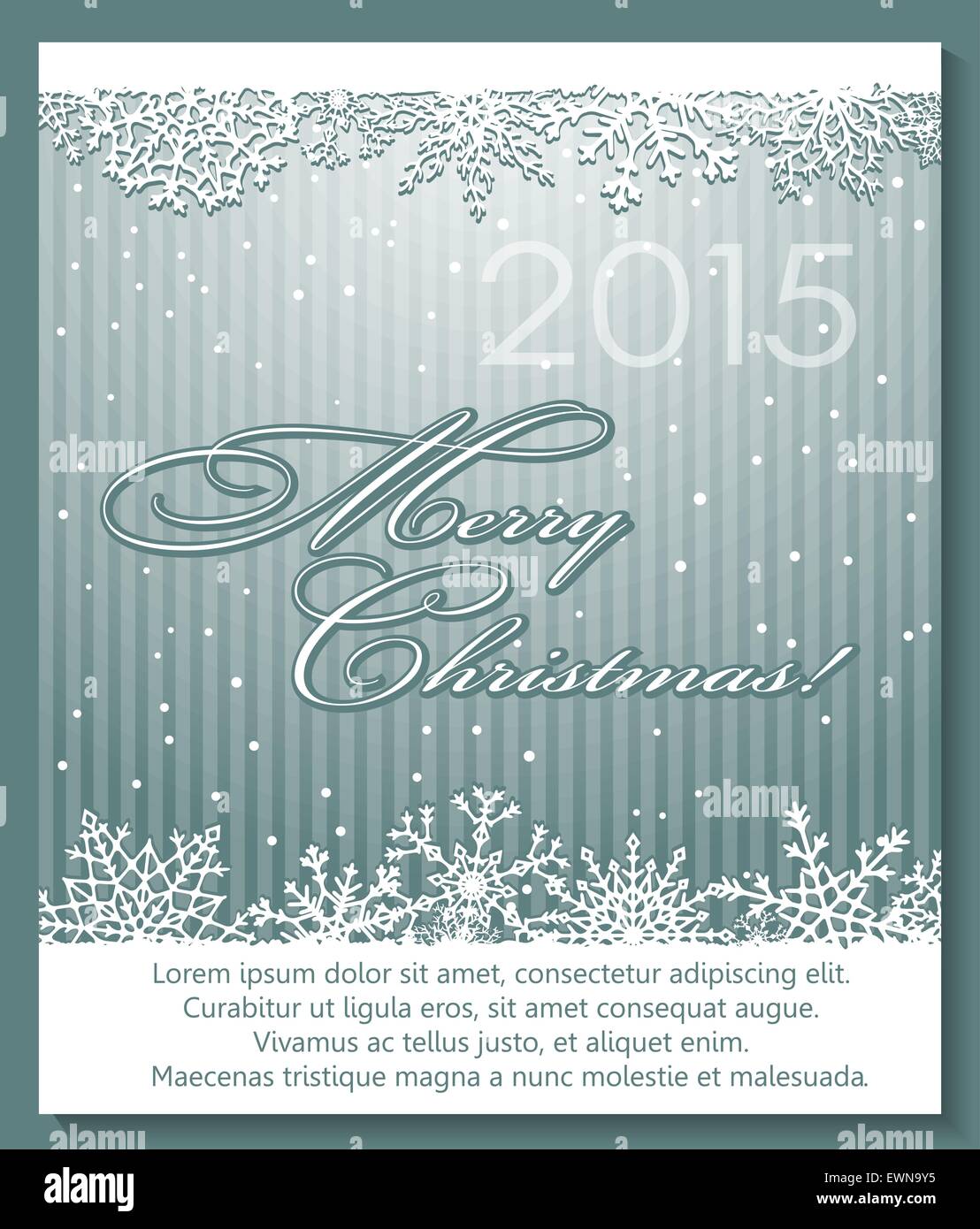 Silver Christmas Border Stock Vector Images - Alamy