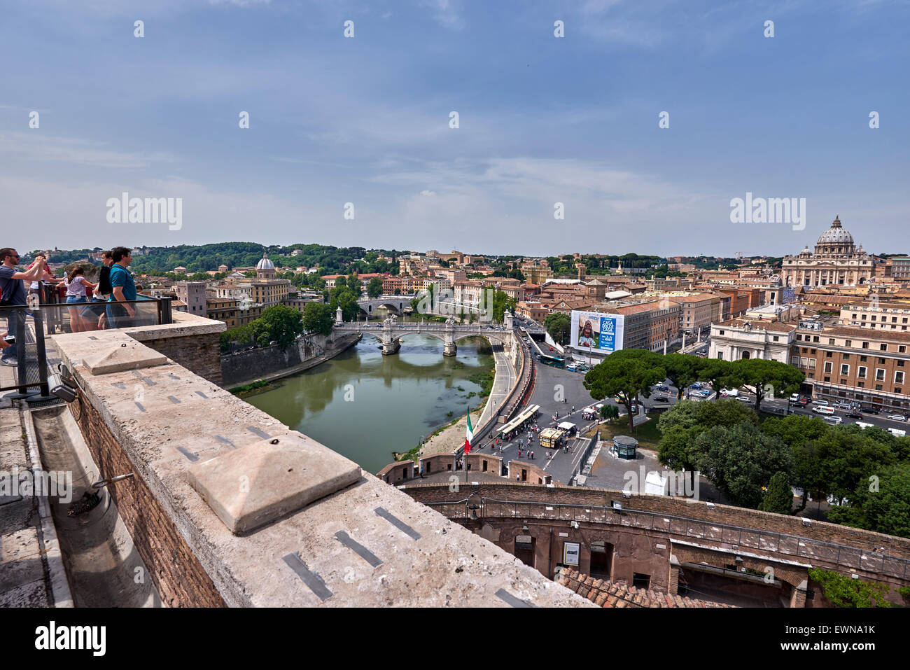 The Mausoleum of Hadrian, usually known as Castel Sant'Angelo, is a ...