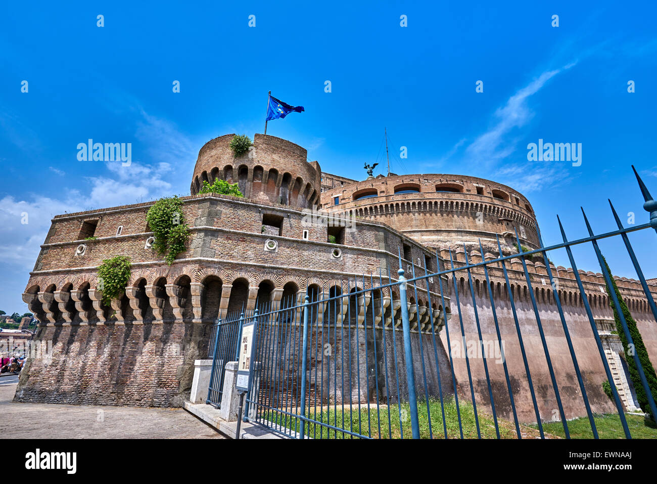 The Mausoleum of Hadrian, usually known as Castel Sant'Angelo, is a ...