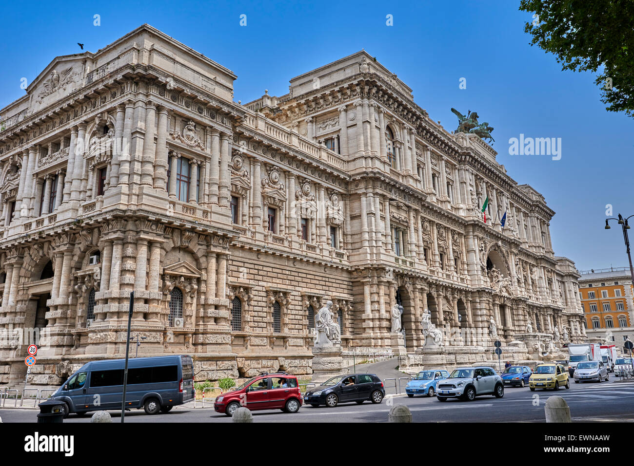 The Palace of Justice, Rome, located in the Prati district of Rome ...