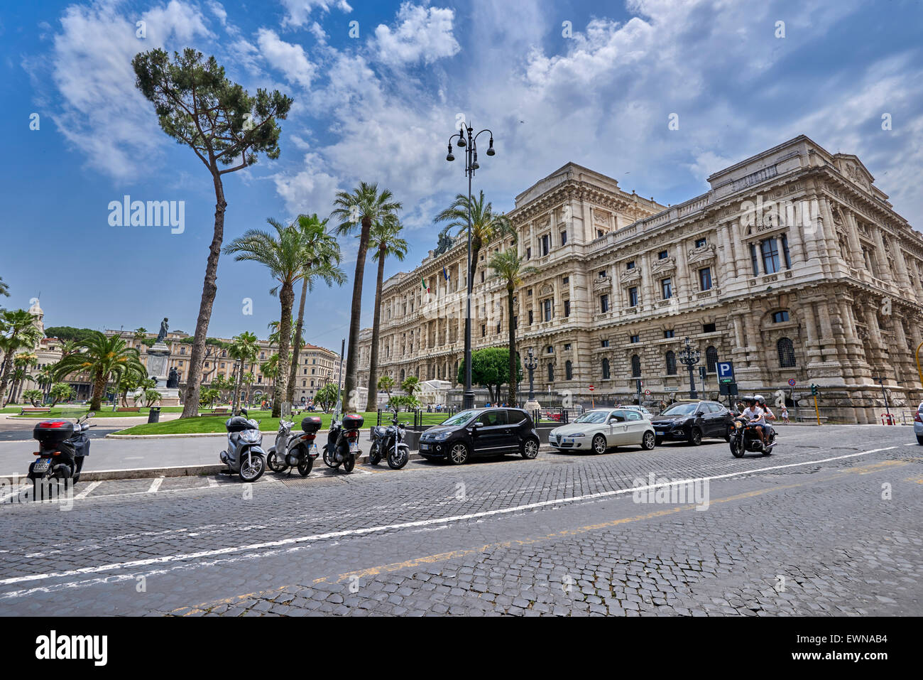 The Palace of Justice, Rome, located in the Prati district of Rome ...