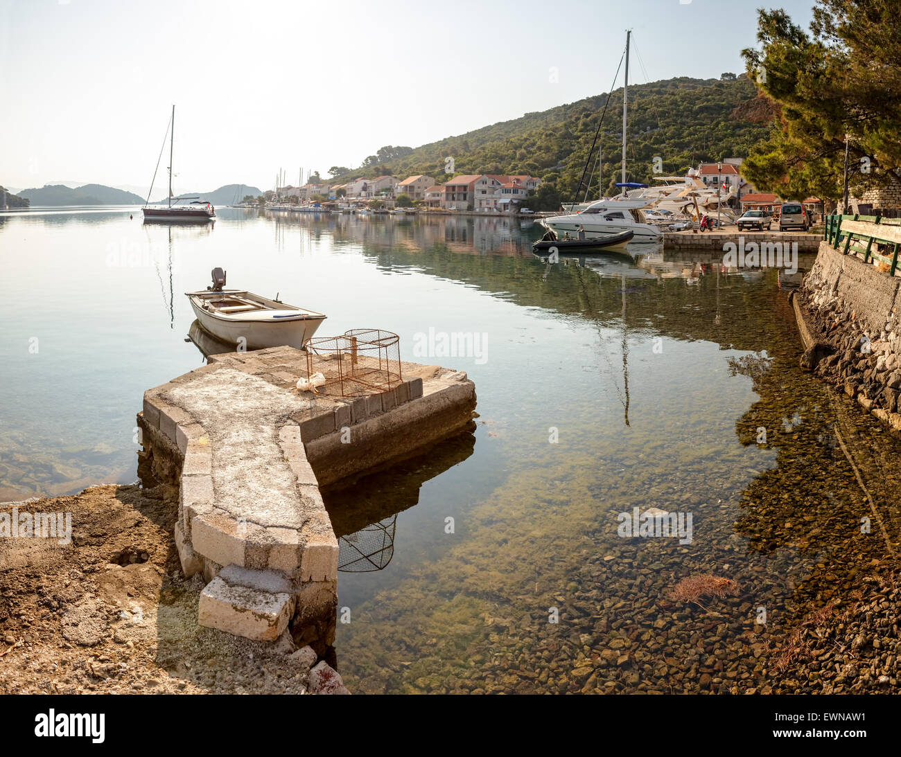Adriatic landscape in the morning Stock Photo - Alamy