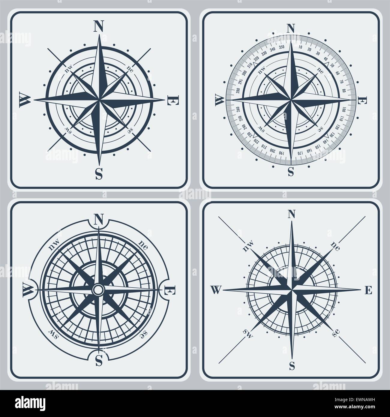 Windrose hi-res stock photography and images - Alamy