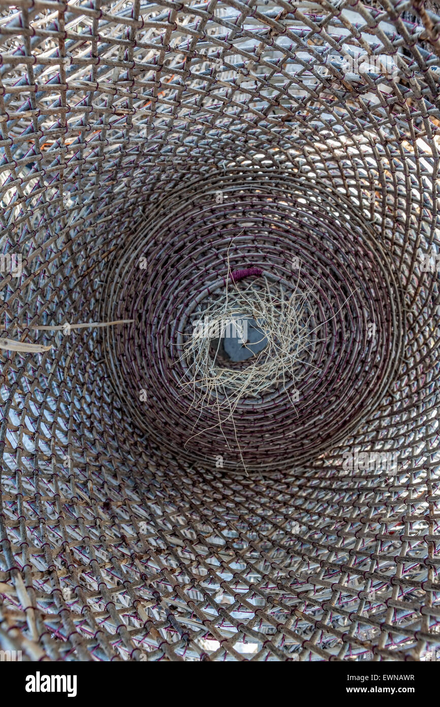 Sea fishing traps Stock Photo - Alamy