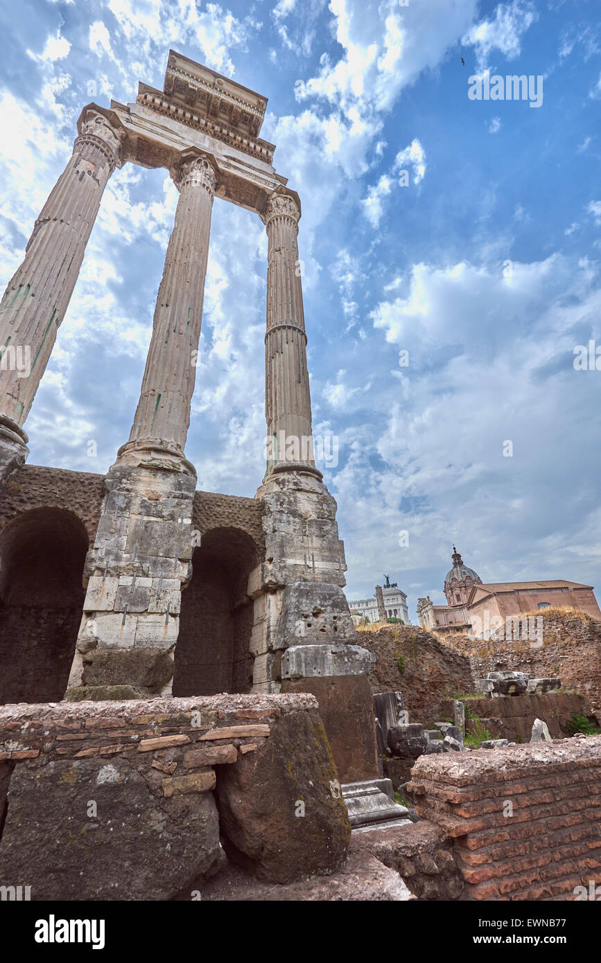 The Roman Forum is a rectangular forum at the center of the city of ...