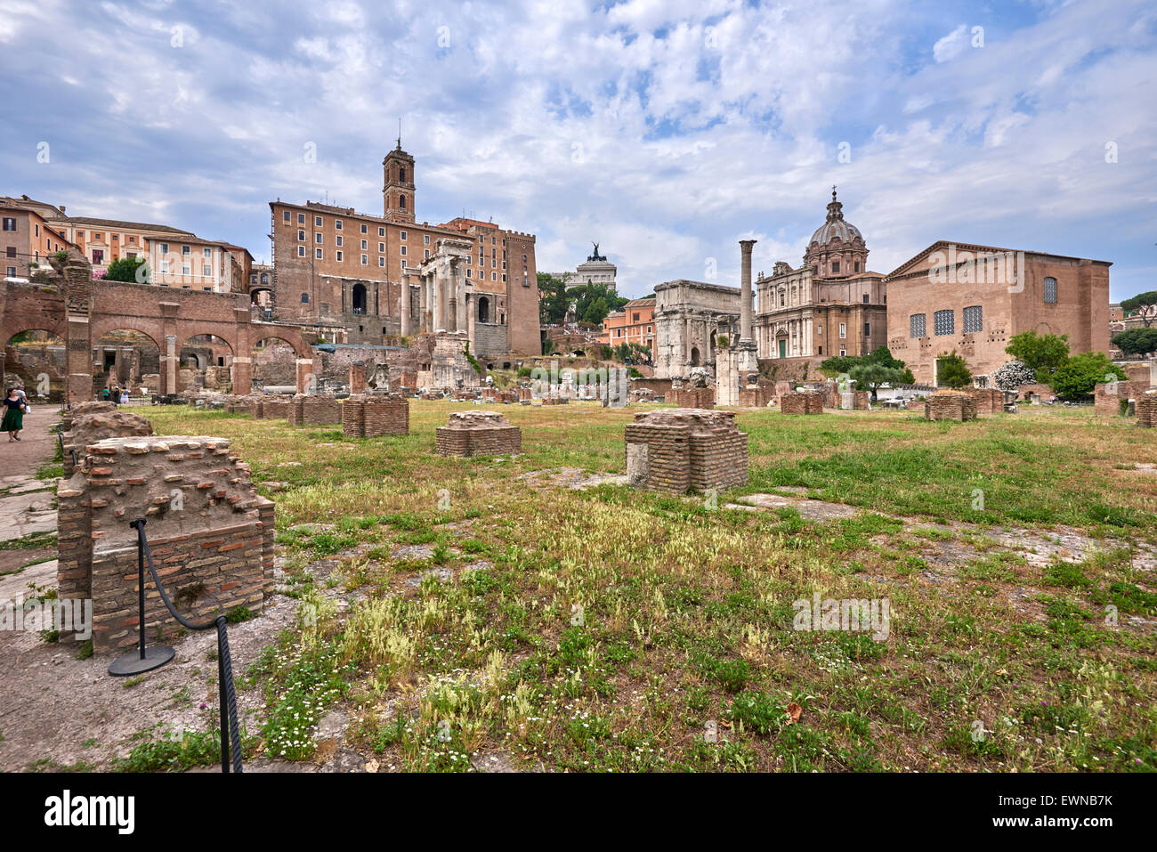 The Roman Forum is a rectangular forum at the center of the city of ...
