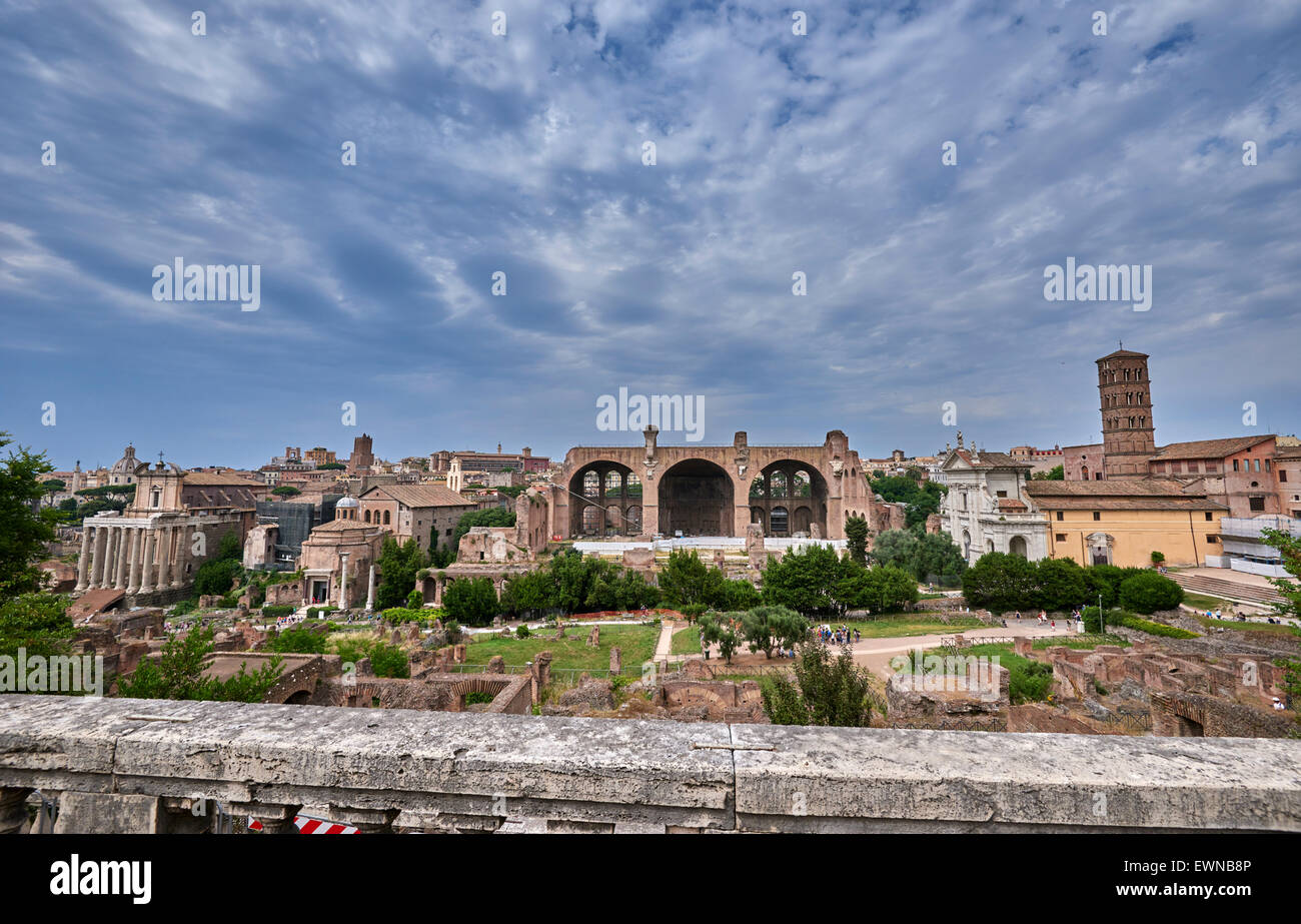 The Roman Forum is a rectangular forum at the center of the city of ...