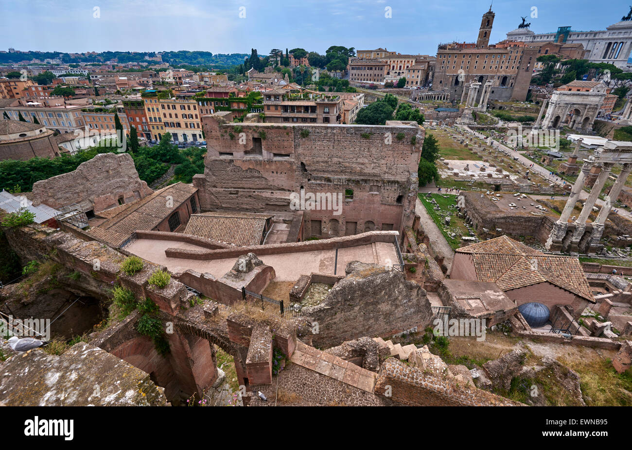 The Roman Forum is a rectangular forum at the center of the city of ...