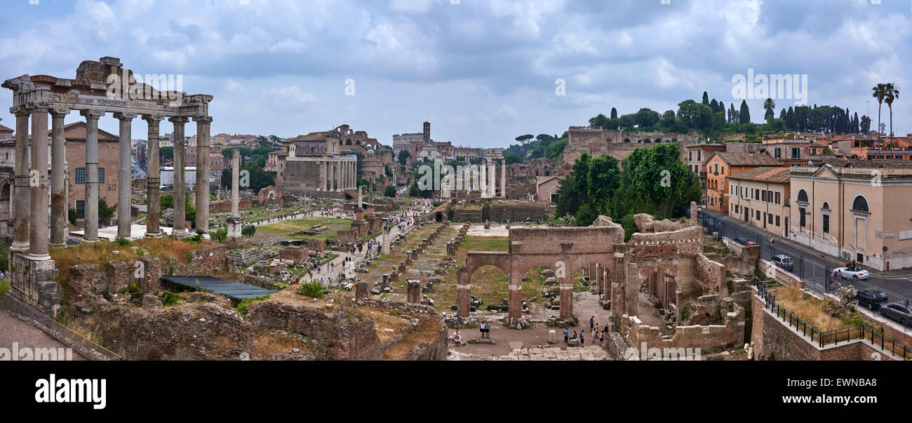 The Roman Forum is a rectangular forum at the center of the city of ...