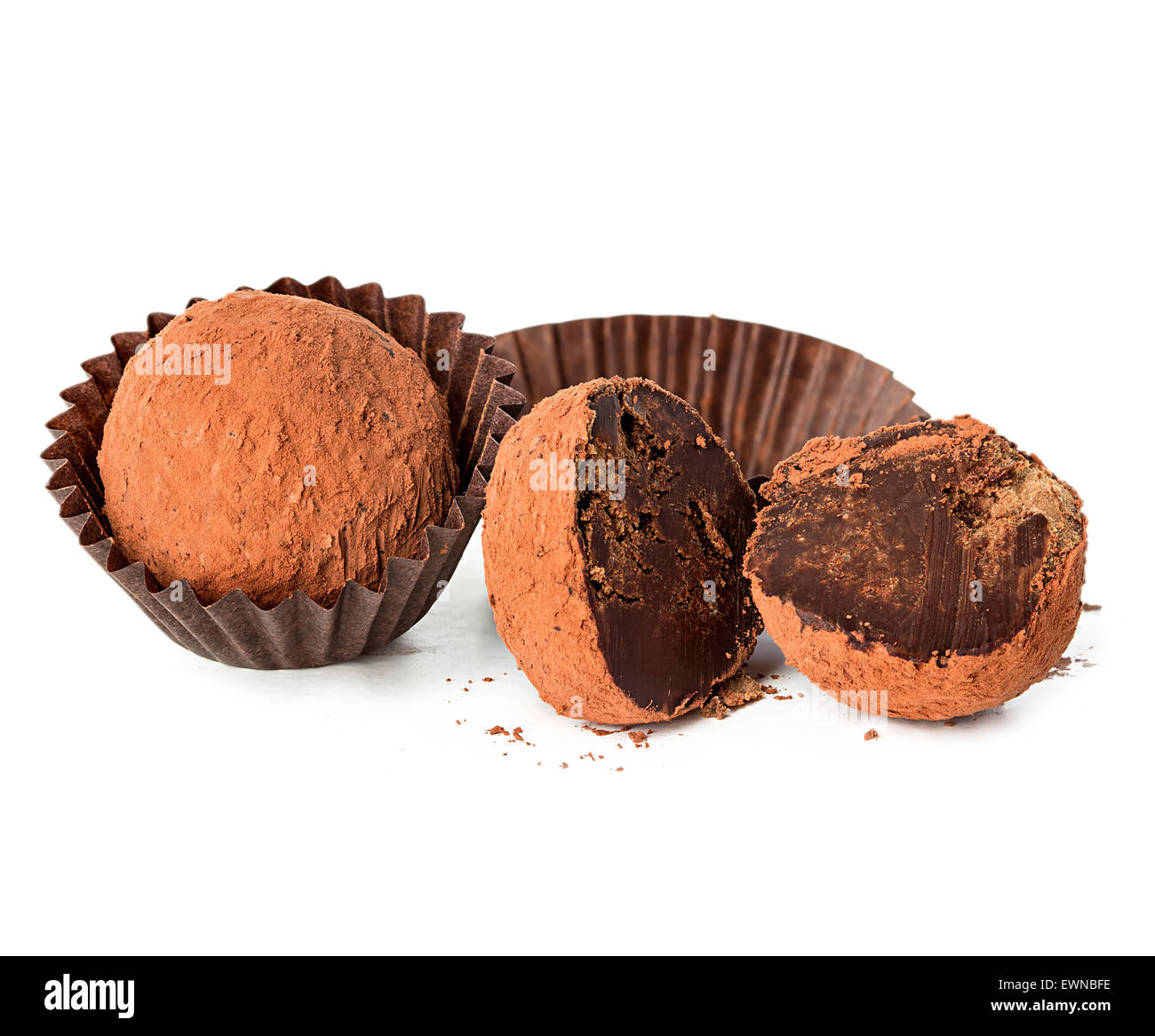 Chocolate truffle pastry hi-res stock photography and images - Alamy