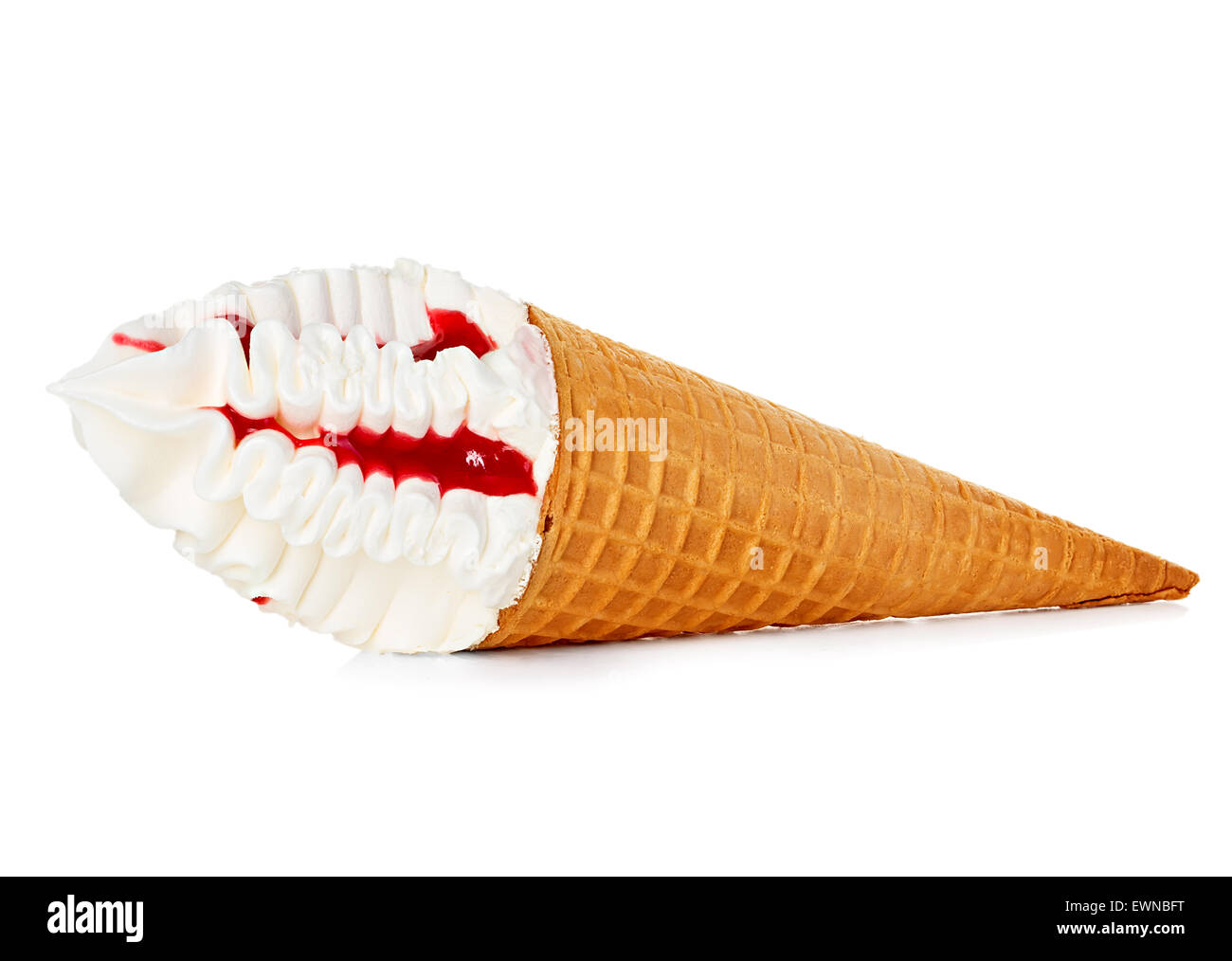 ice cream cone isolated Stock Photo - Alamy