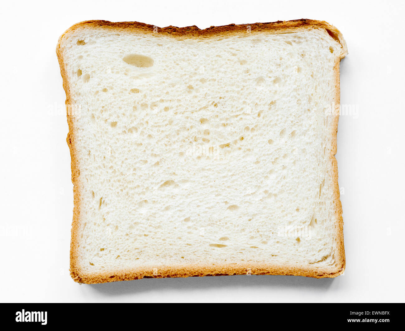 detailed slice of toast bread isolated on white Stock Photo - Alamy