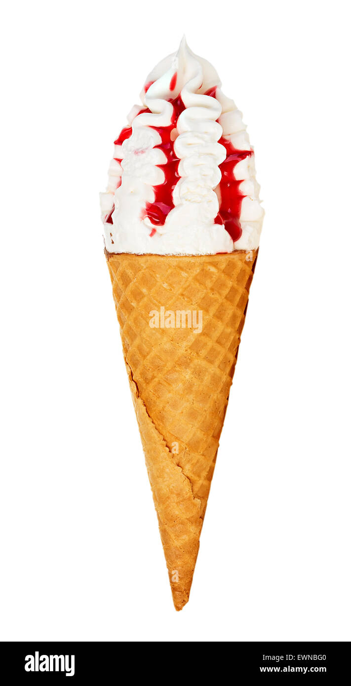 ice cream cone isolated Stock Photo - Alamy