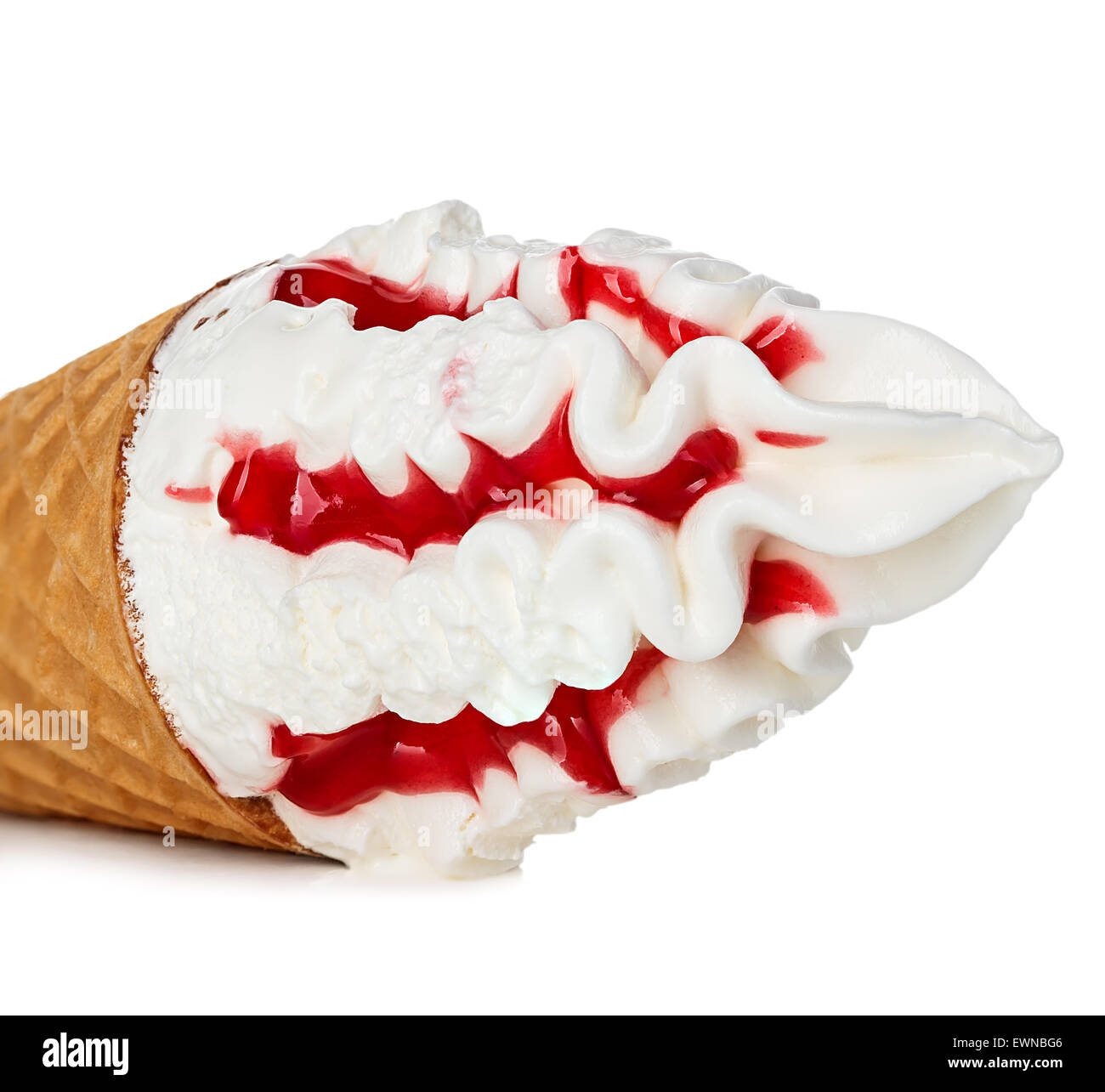 ice cream cone isolated Stock Photo - Alamy