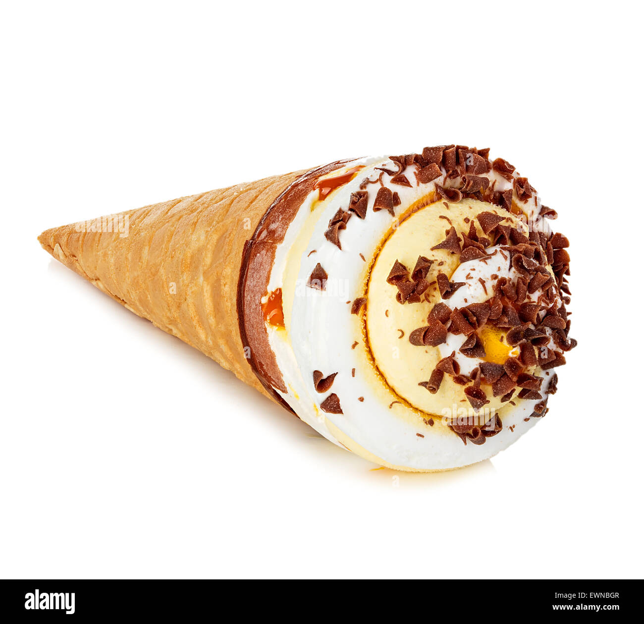 ice cream cone isolated Stock Photo - Alamy