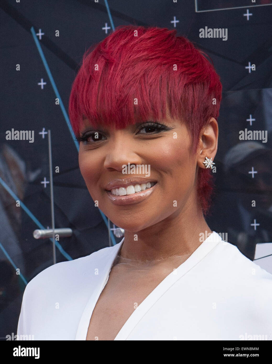 Los Angeles, California, USA. 28th June, 2015. Moncia attends The B.E.T ...