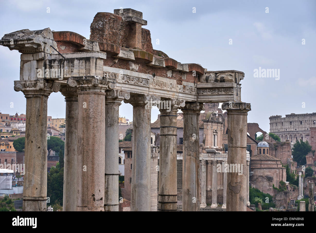 The Roman Forum is a rectangular forum at the center of the city of ...