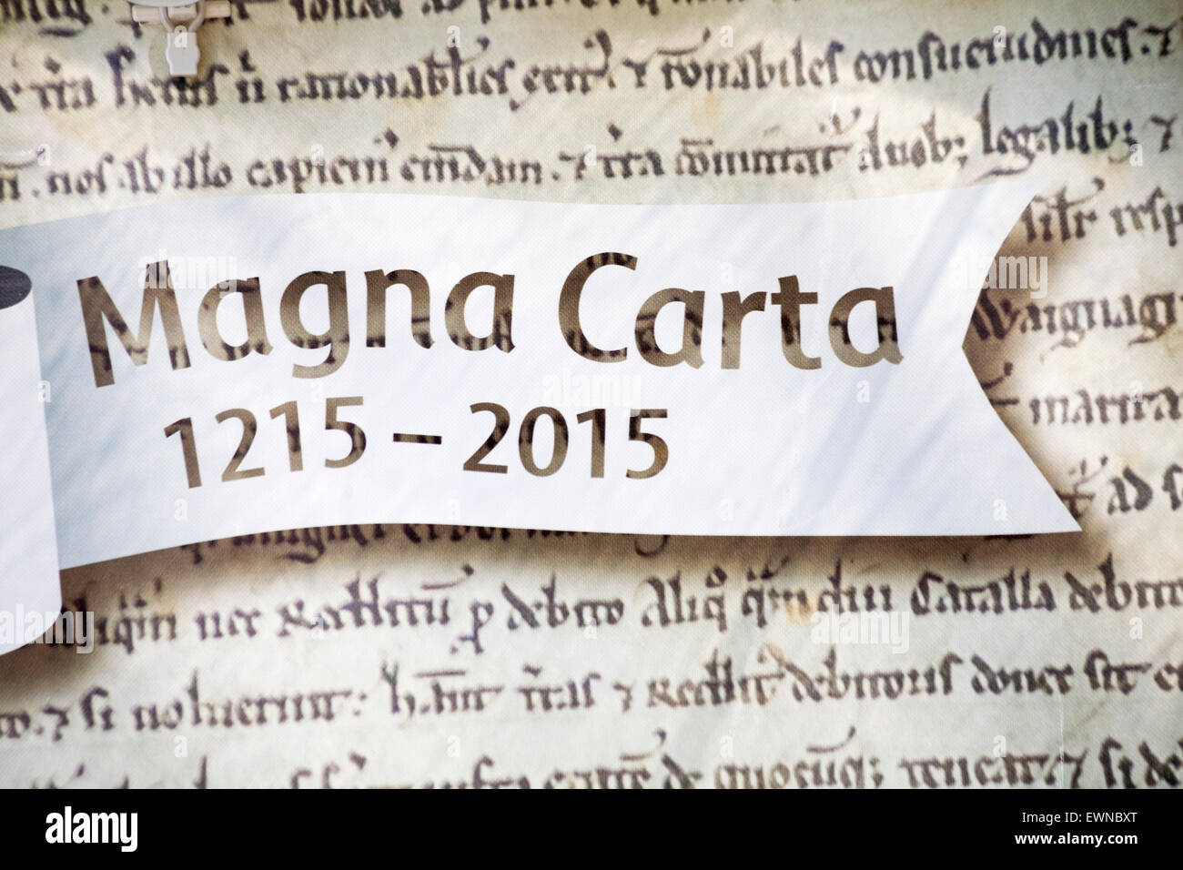 Carta magna 1215 2015 hi-res stock photography and images - Alamy