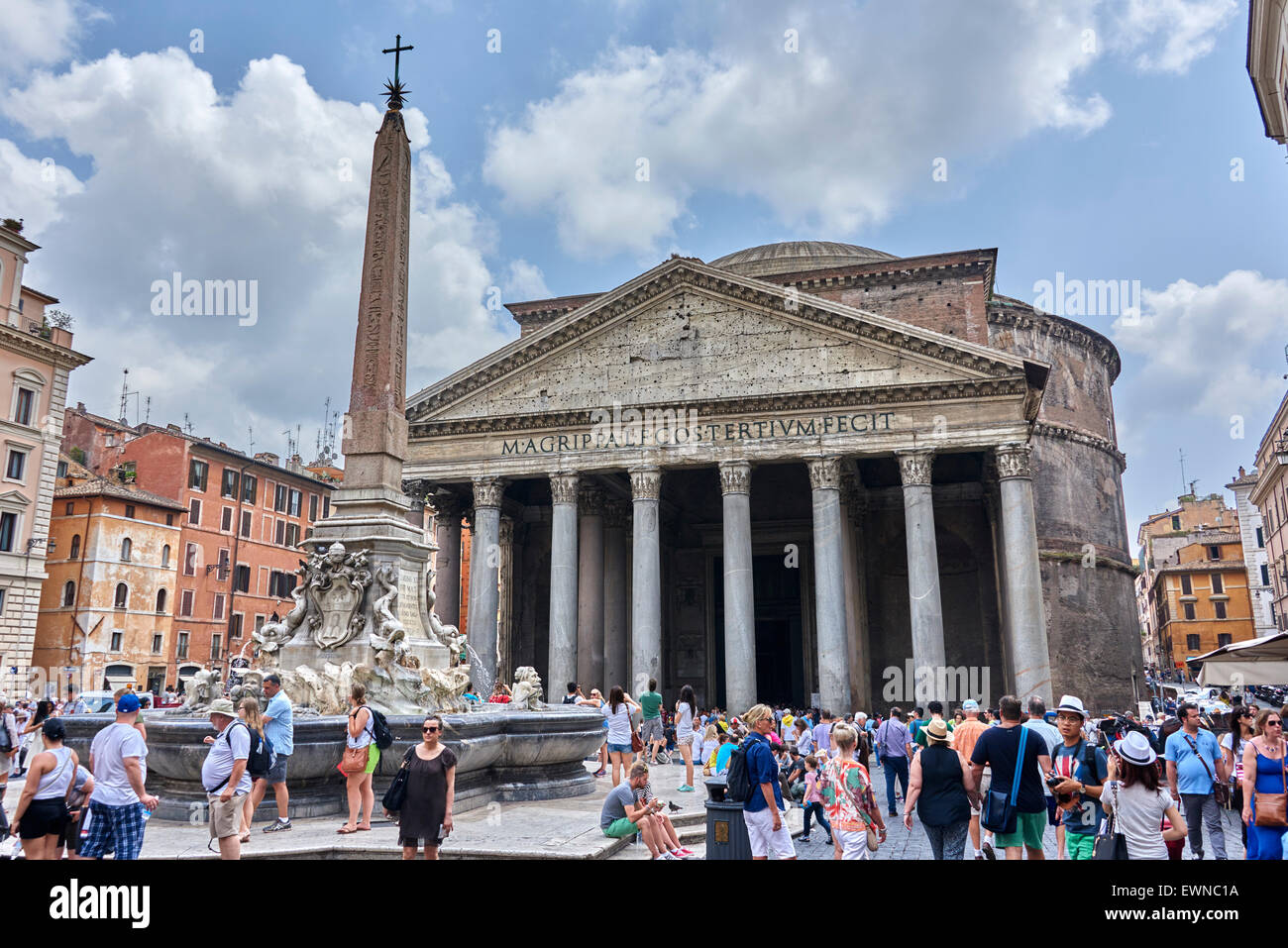 The Pantheon is a building in Rome, Italy, on the site of an earlier ...