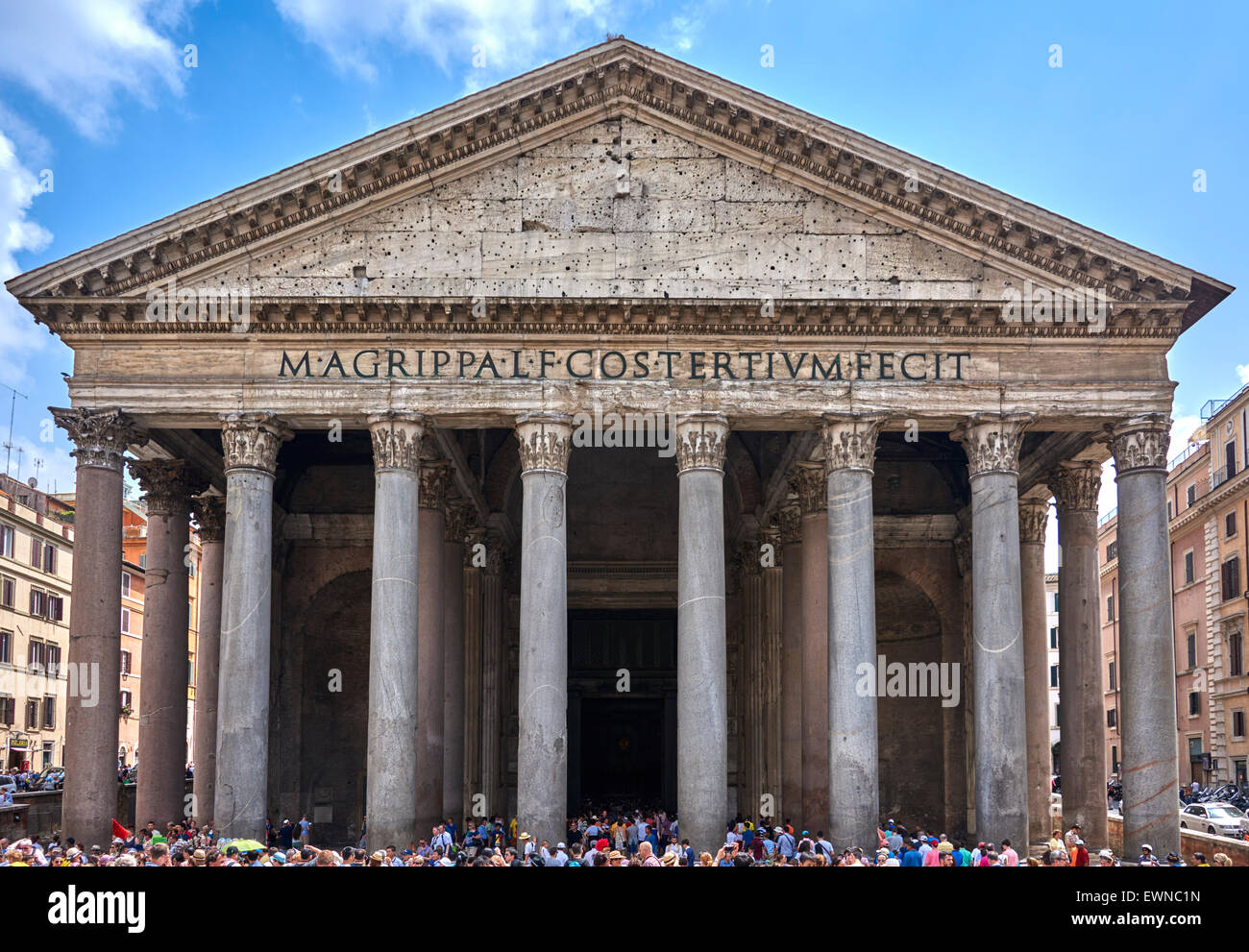 The Pantheon is a building in Rome, Italy, on the site of an earlier ...