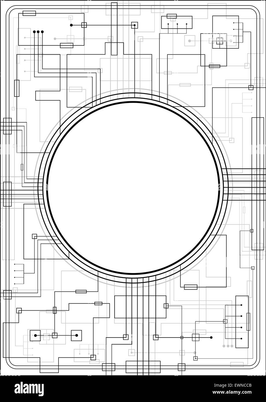 Microchip image Stock Vector Images - Alamy