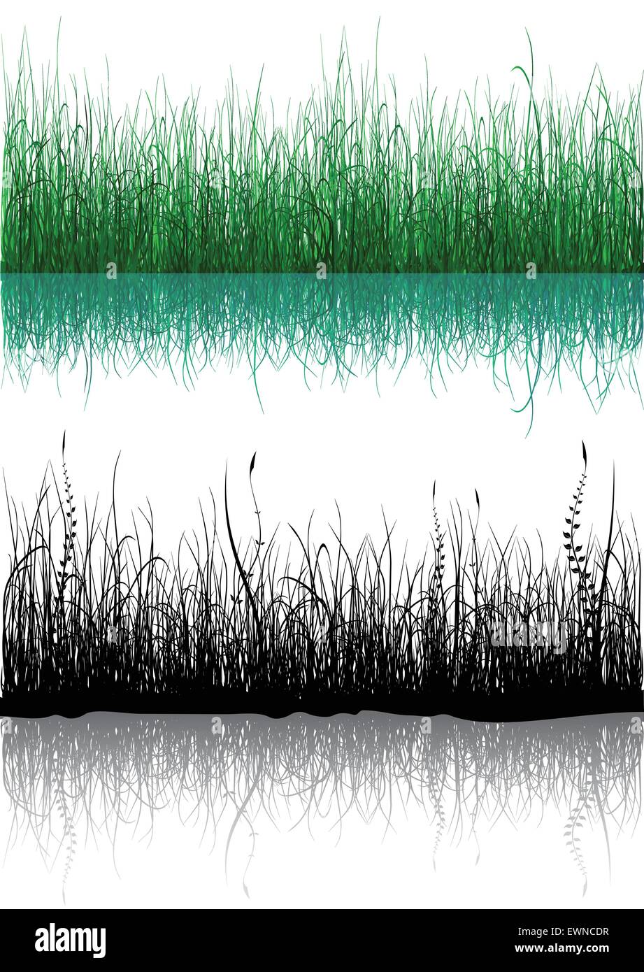 Green grass vector vectors Stock Vector Images - Alamy