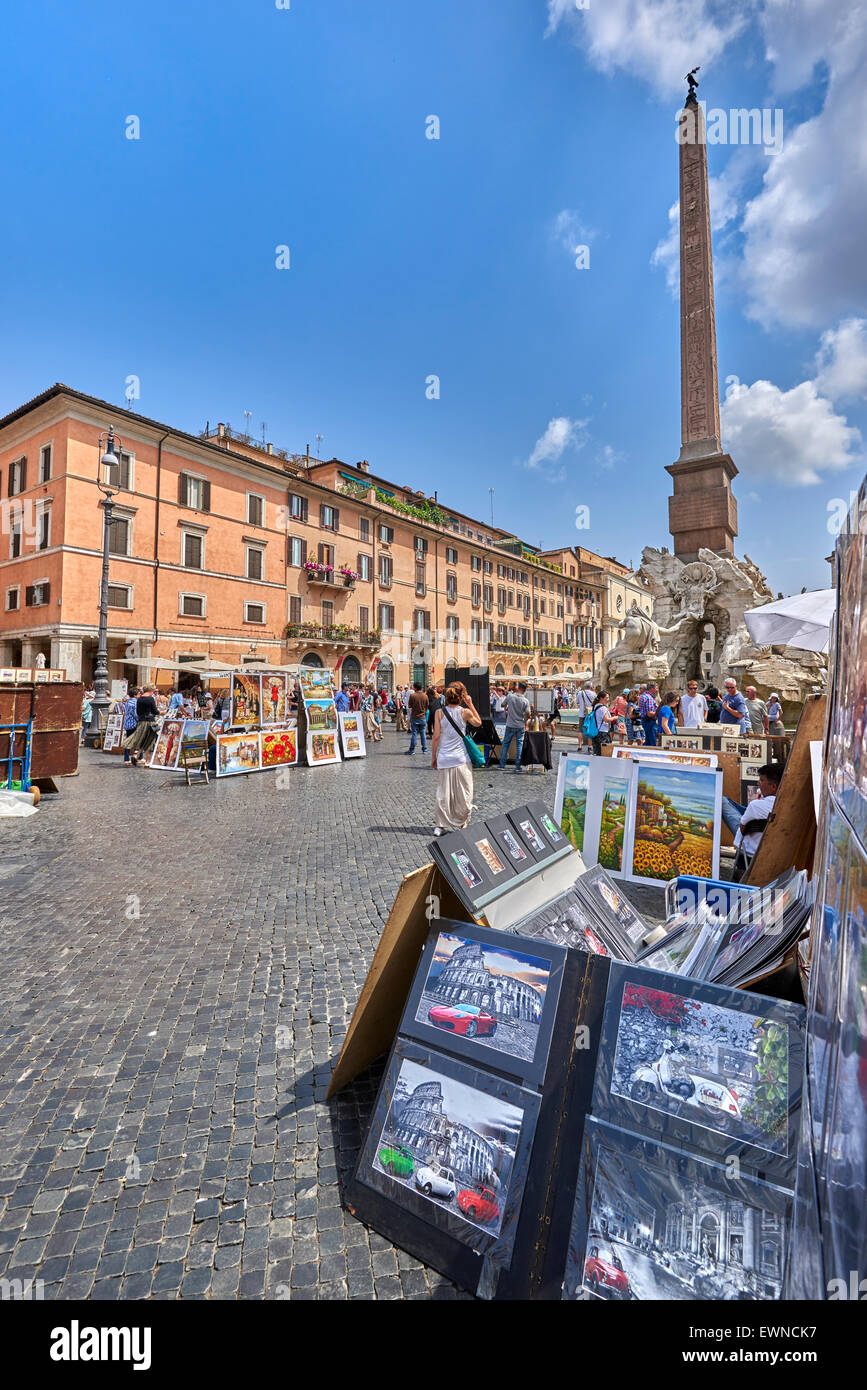 Piazza Navona is a piazza in Rome, Italy. It is built on the site of ...