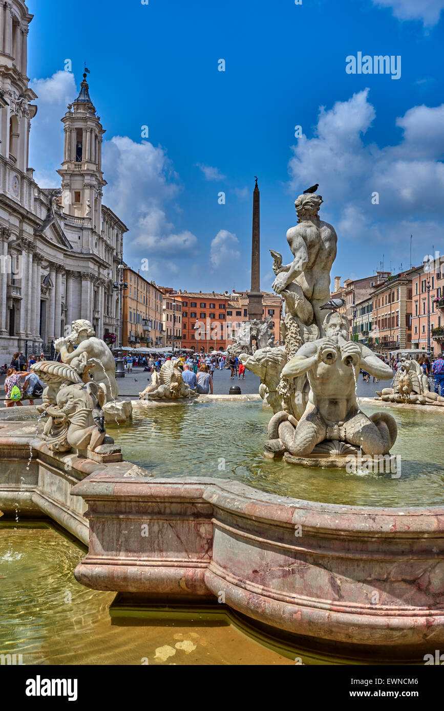 Piazza Navona is a piazza in Rome, Italy. It is built on the site of ...
