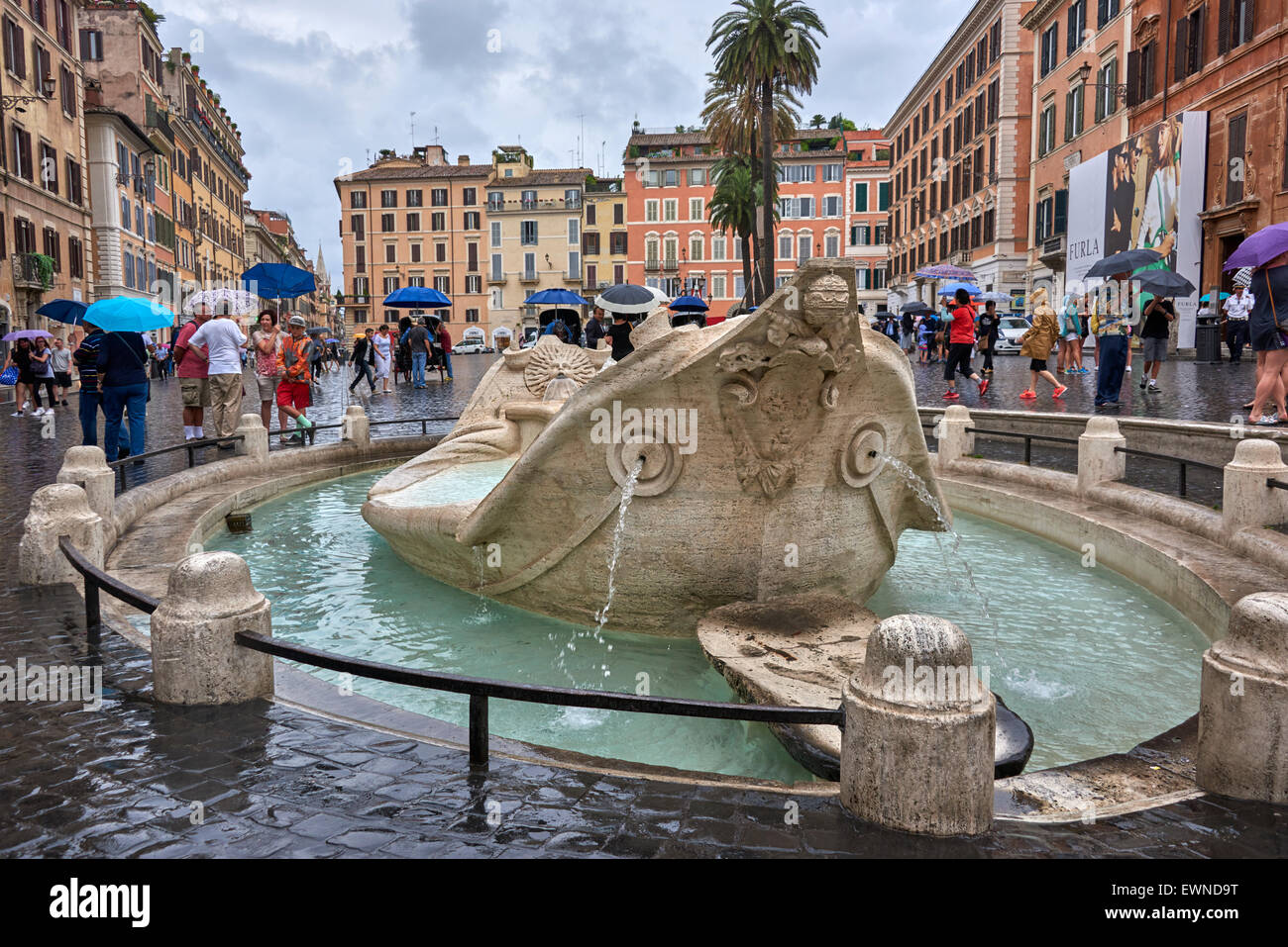 The Spanish Steps are a set of steps in Rome, Italy Stock Photo - Alamy