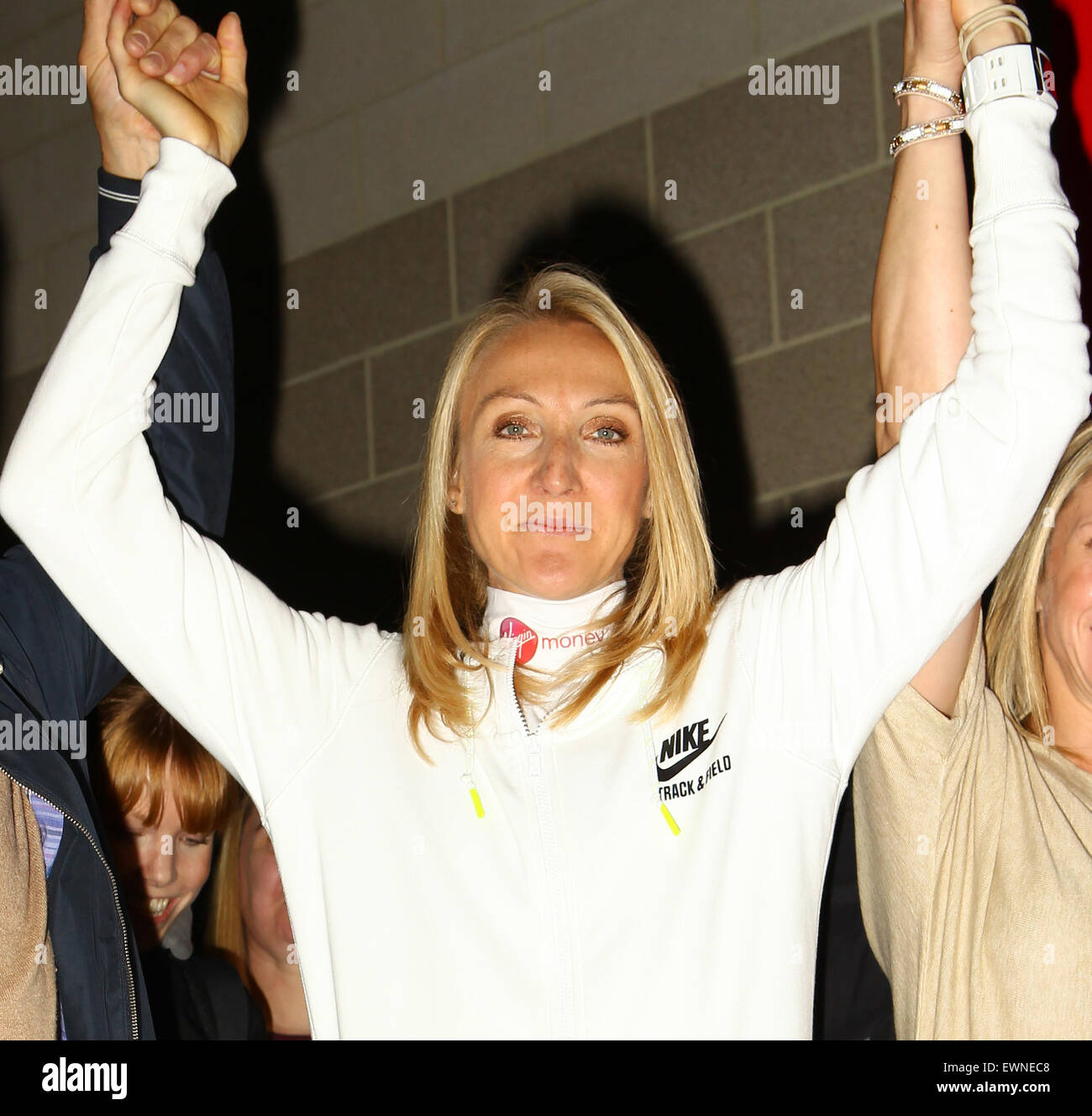 Paula Radcliffe opens the 2015 London Marathon Expo at the ExCel ...