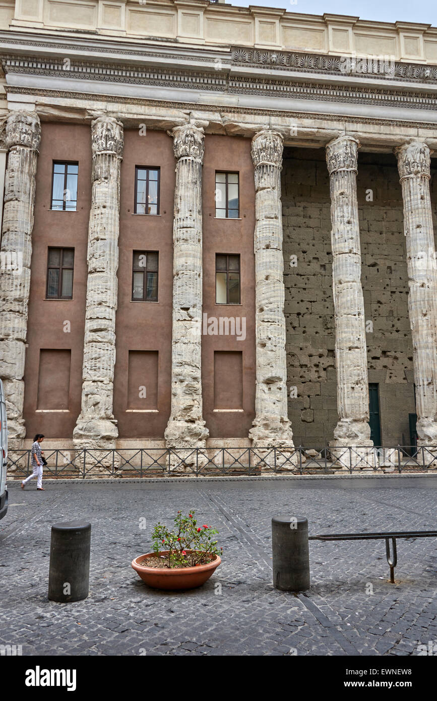 The Temple of Hadrian (or Hadrianeum or Hadrian) is a Roman temple ...
