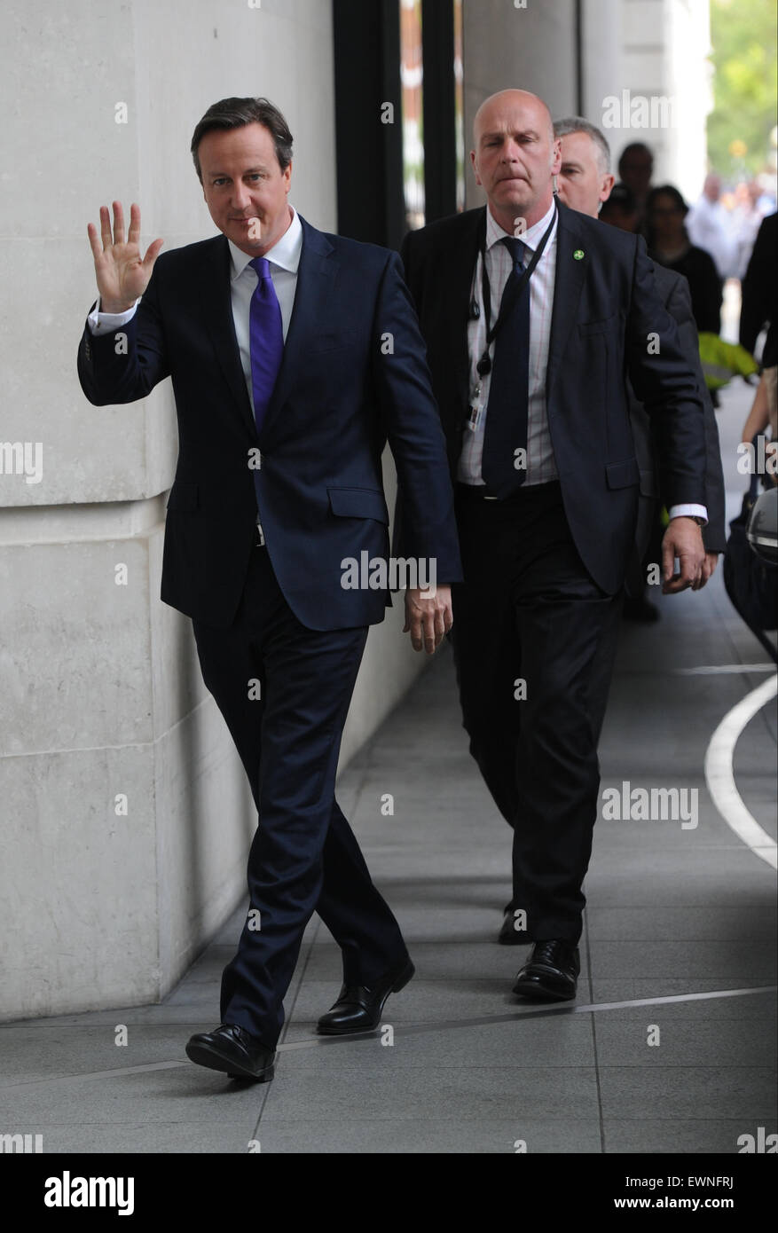 David Cameron seen out in London at BBC Studios in London Featuring ...