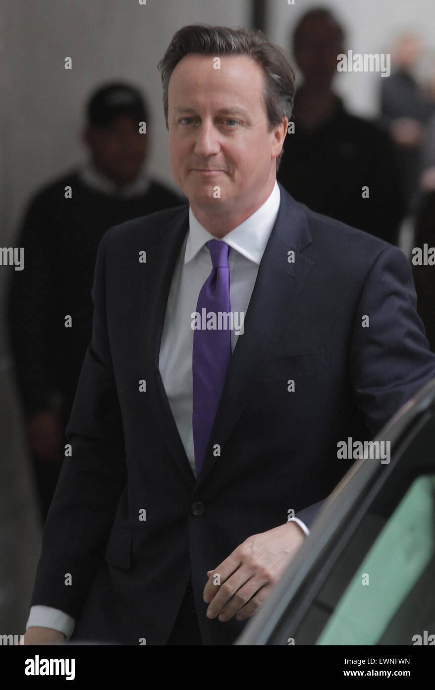 David Cameron arriving at BBC studios Featuring: David Cameron Where ...