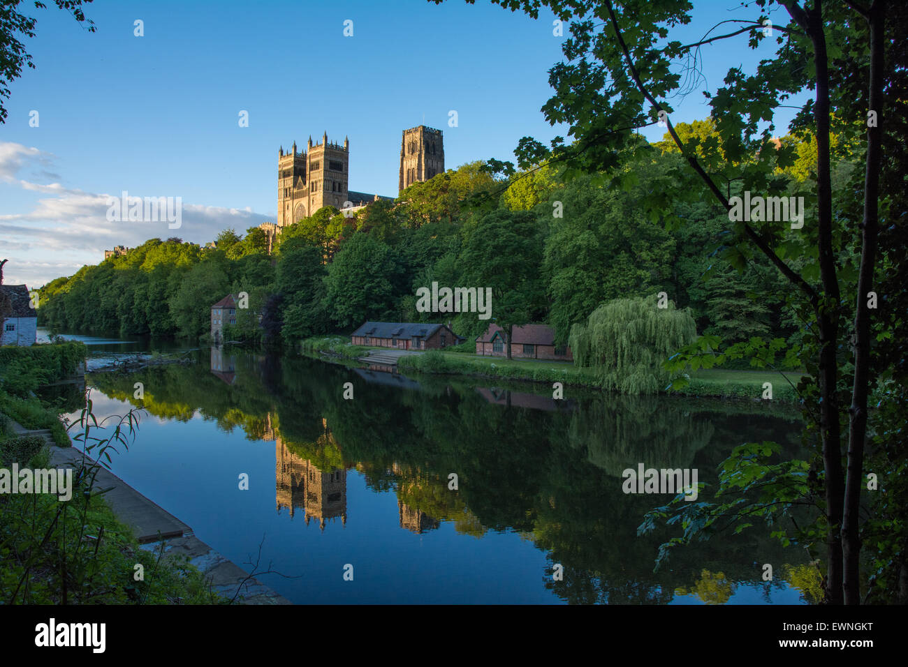 Durham cathedral at sunset hi-res stock photography and images - Alamy
