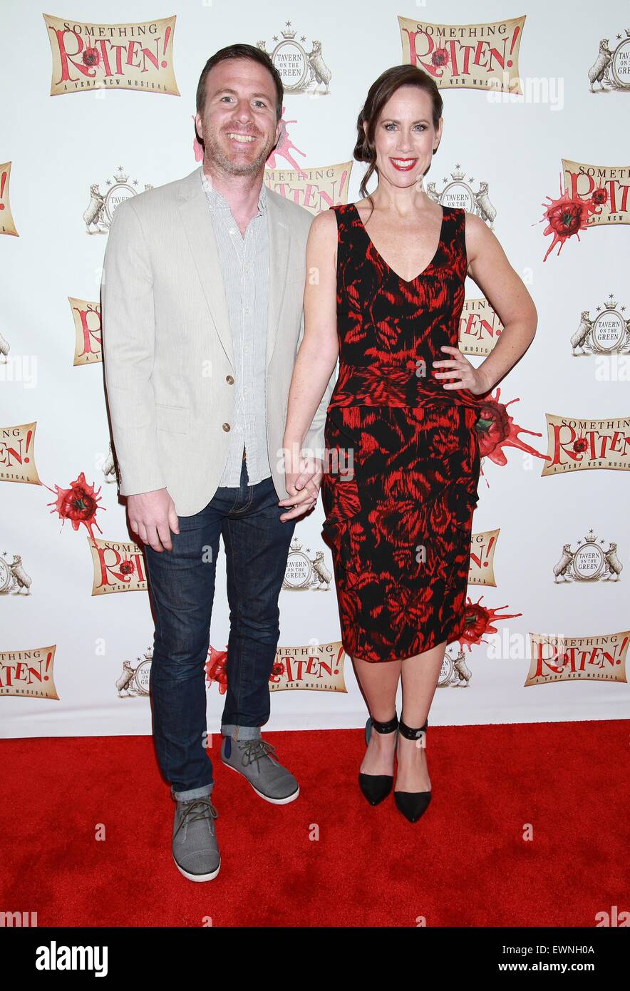 Opening night for Something Rotten at the St. James Theatre - Arrivals ...