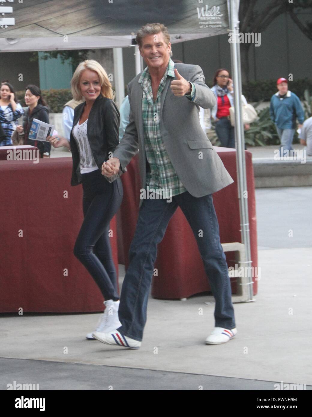 David Hasselhoff takes his Welsh girlfriend Hayley Roberts to the ...