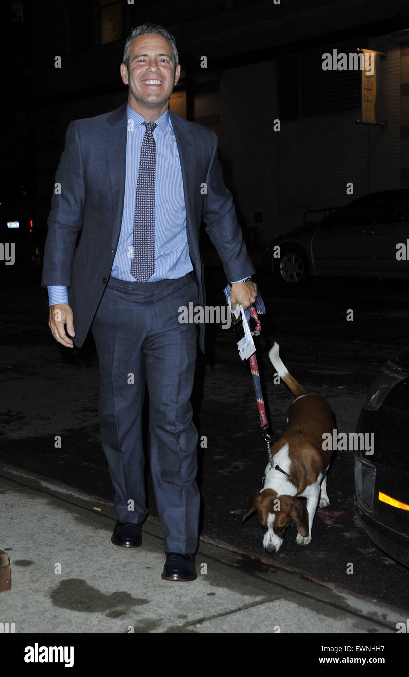 Celebrities at WWHL (Watch What Happens Live) Featuring: Andy Cohen ...