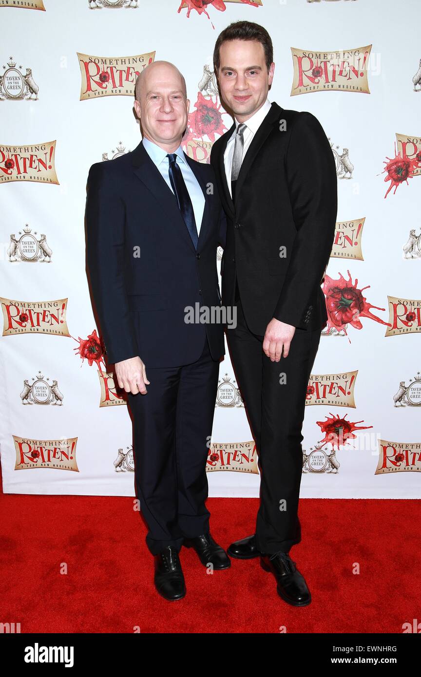 Opening night for 'Something Rotten' at the St. James Theatre ...