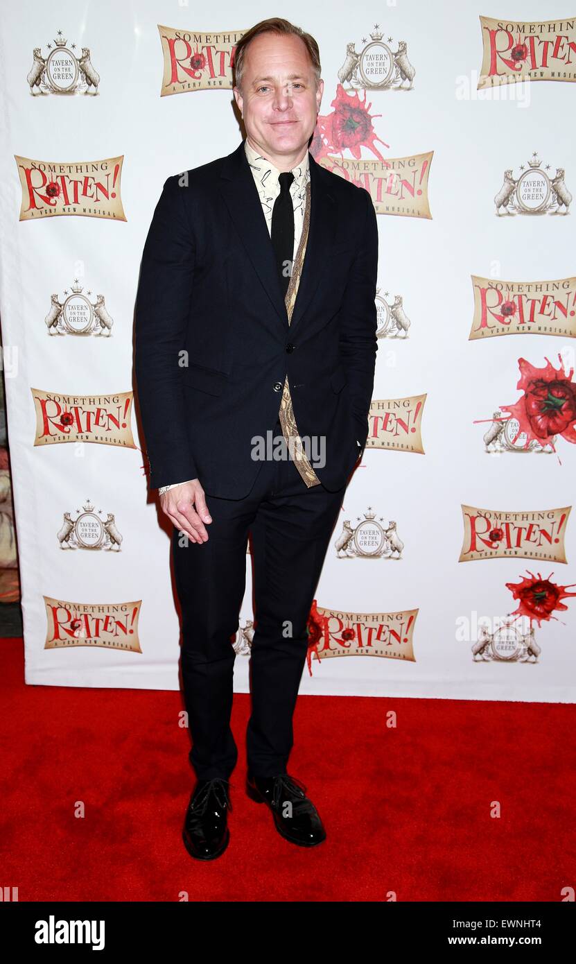 Opening night for 'Something Rotten' at the St. James Theatre ...