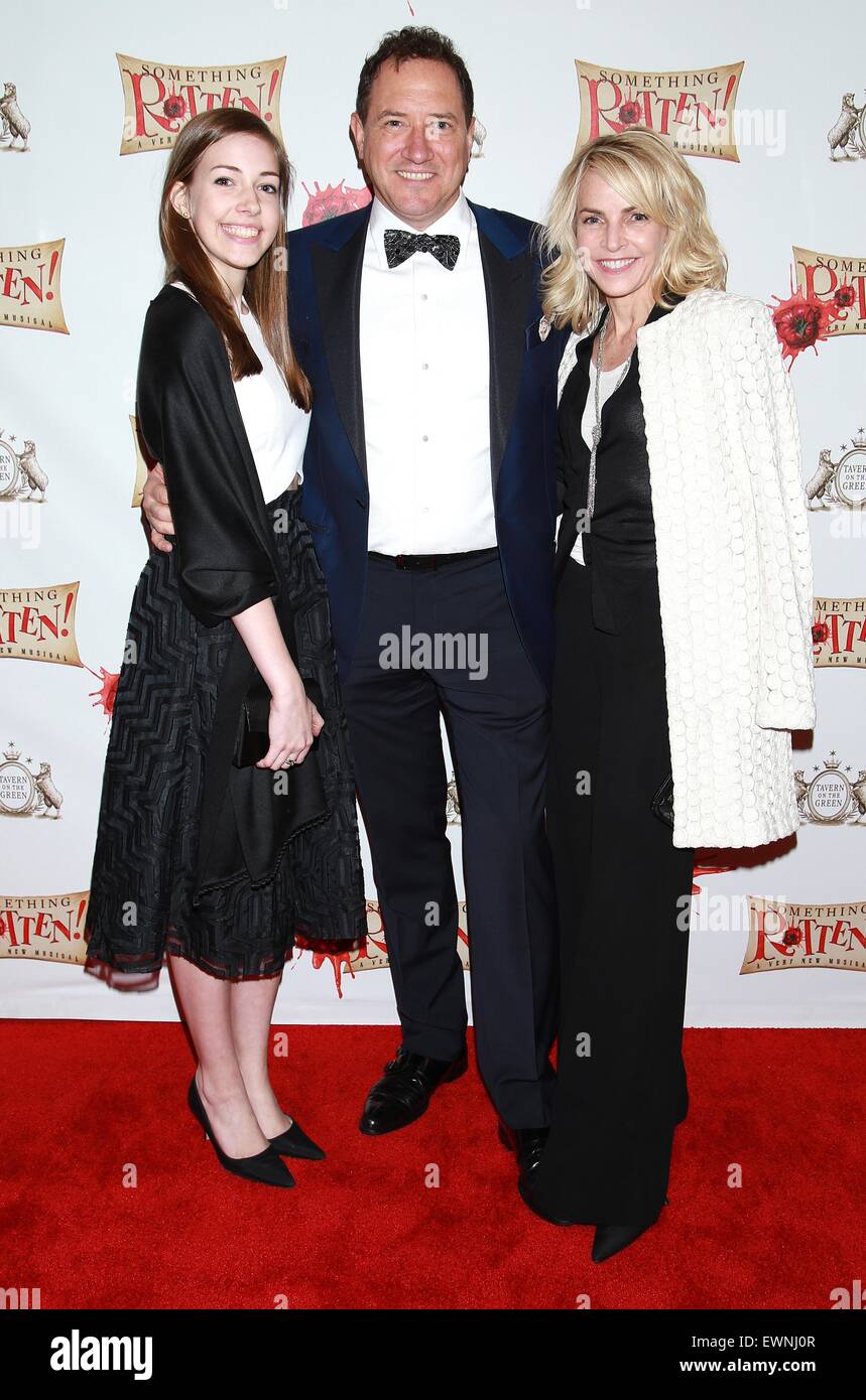 Opening night for 'Something Rotten' at the St. James Theatre ...