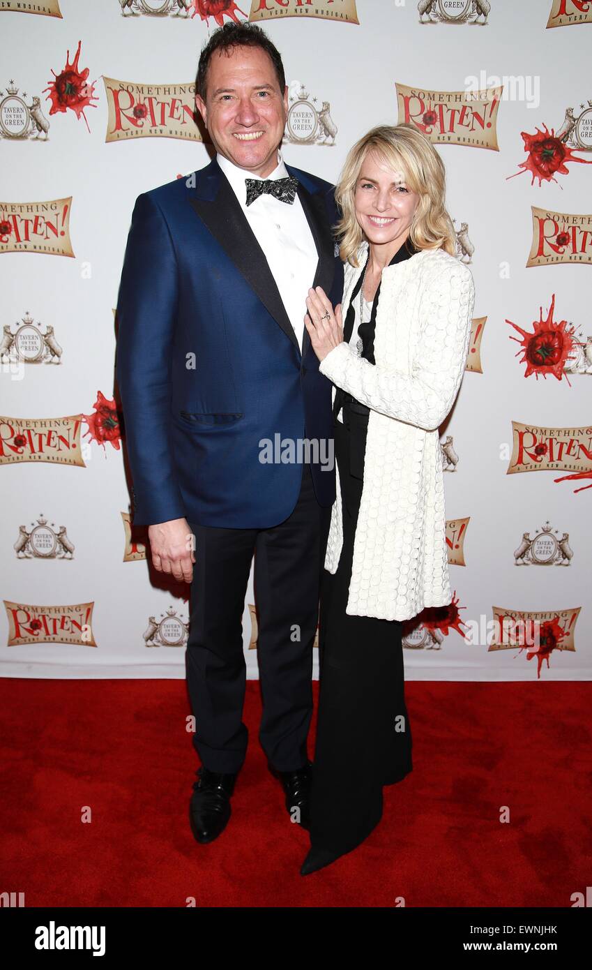 Opening night after party for Something Rotten held at Tavern On the ...