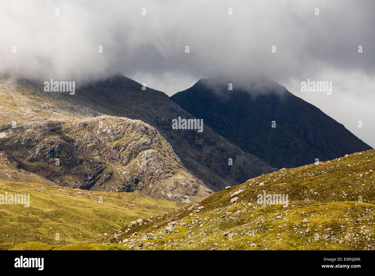 The North Harris mountains, Isle of Harris, Outer Hebrides, Scotland ...