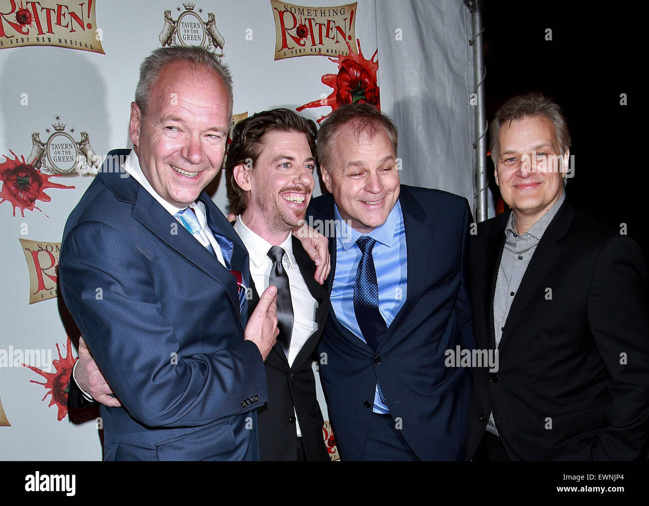 Opening night after party for Something Rotten held at Tavern On the ...