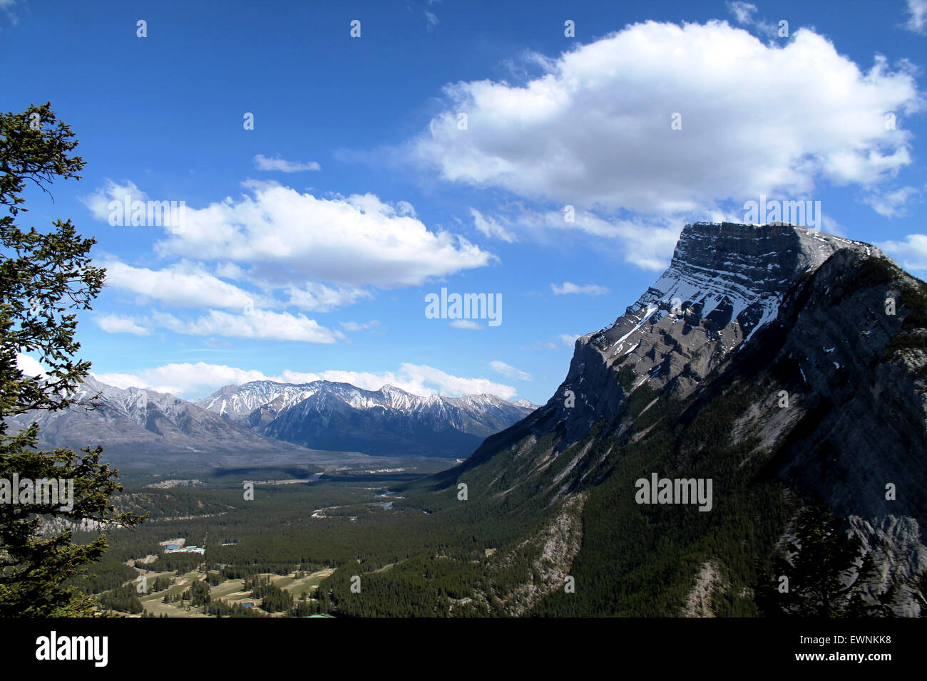 A stunning mountain in Banff, Canada Stock Photo - Alamy