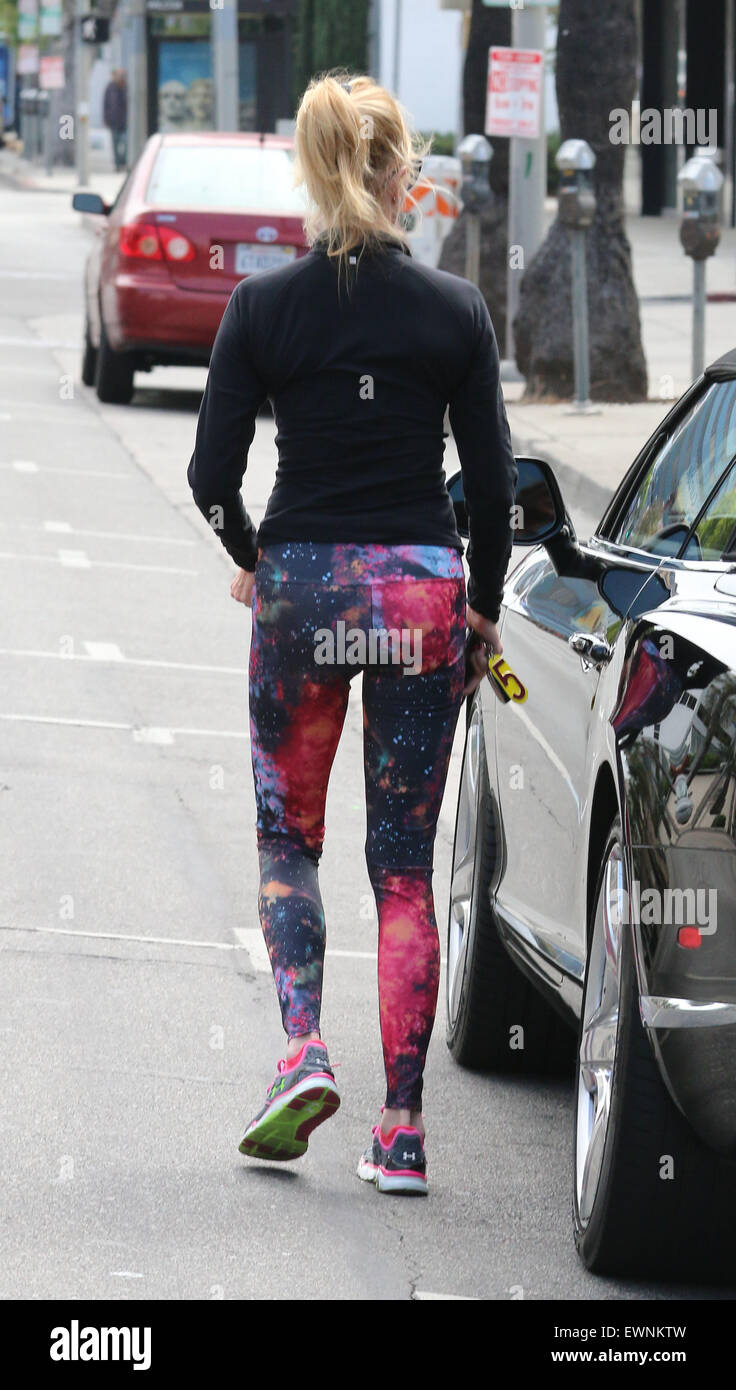 Melanie Griffith arriving at the gym in Hollywood Featuring: Melanie ...